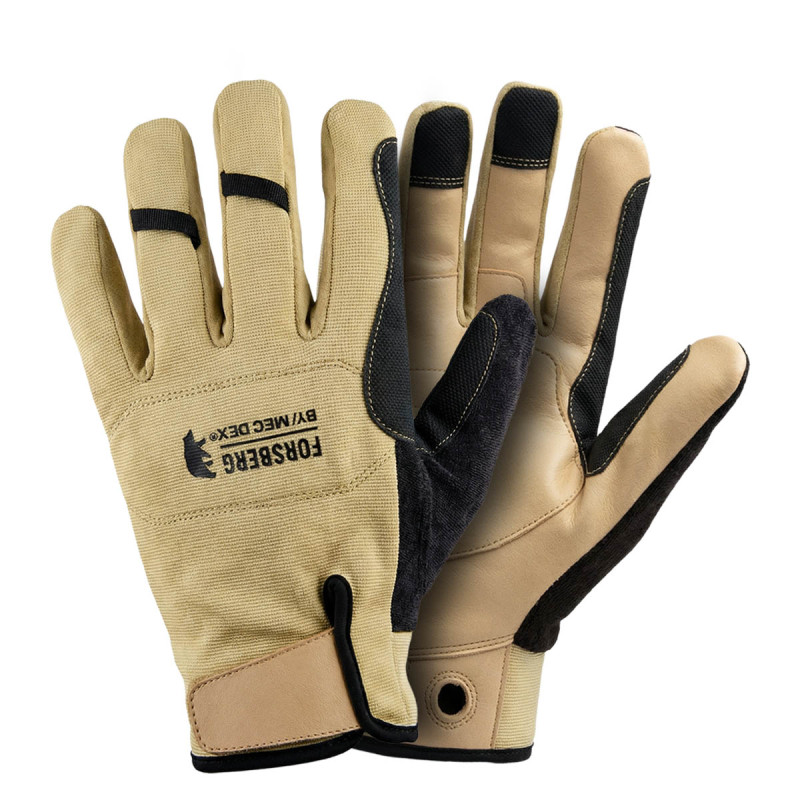 FORSBERG Skugrip Synthetik-Lederhandschuhe | schwarz/braun | XXL ...